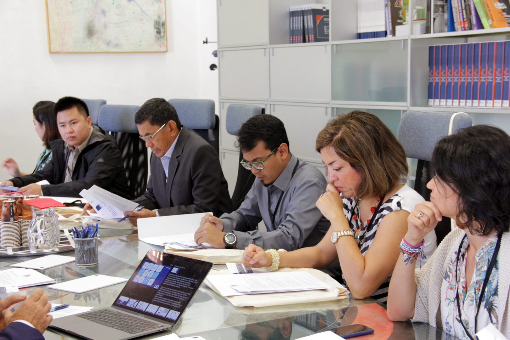 The delegation of ASEAN countries visiting CIMA Research Foundation and ...