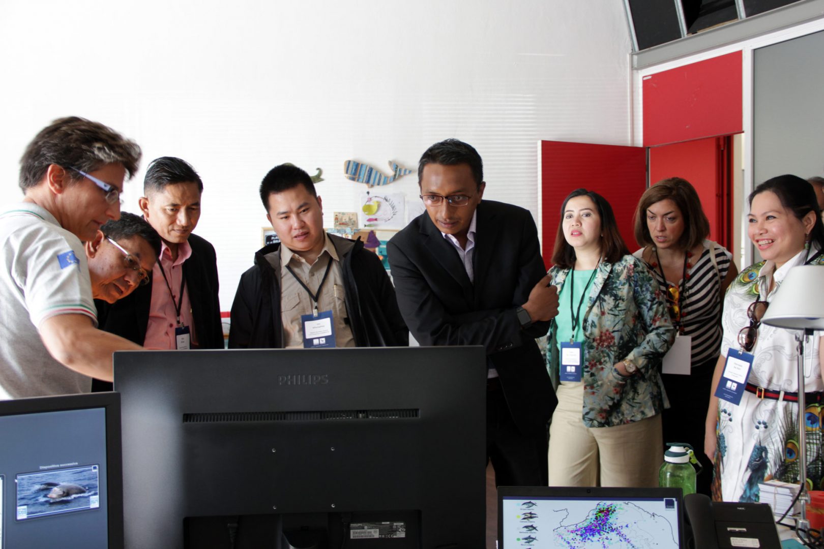 The delegation of ASEAN countries visiting CIMA Research Foundation and ...