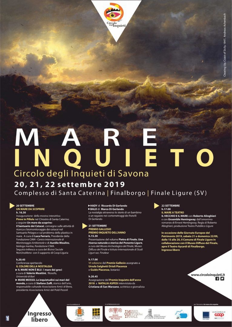 Mare Inquieto, Fondazione CIMA racconta di ricerca e di cetacei - CIMA ...